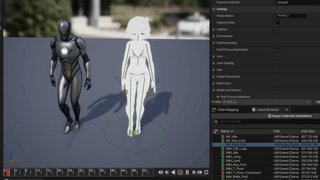 【UE5】アウトラインを描いてみた オーバーレイマテリアル編 - Unreal Engine 5.4 - kafues511