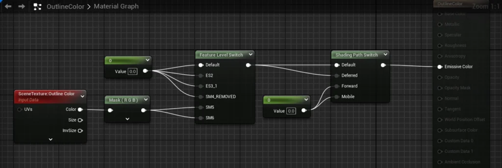 【UE5】アウトラインカラーとマスクのBuffer Visualizationを対応してみた - Unreal Engine 5.3 ...